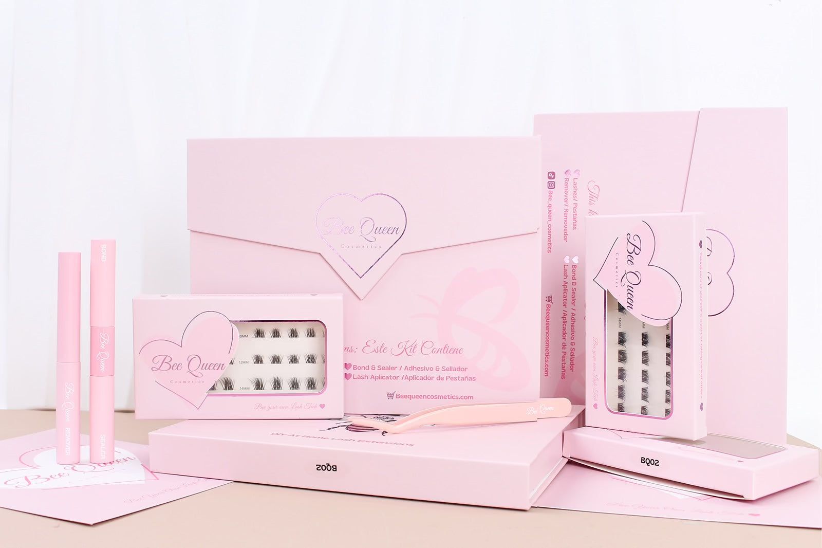 Luxury lashes & Lash Glue – Bee Queen Cosmetics